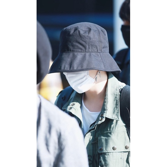 korea [ MACKBARRY ] MCBRY LONG BUCKET HAT / BTS suga MAMAMOO Moon Byul ...