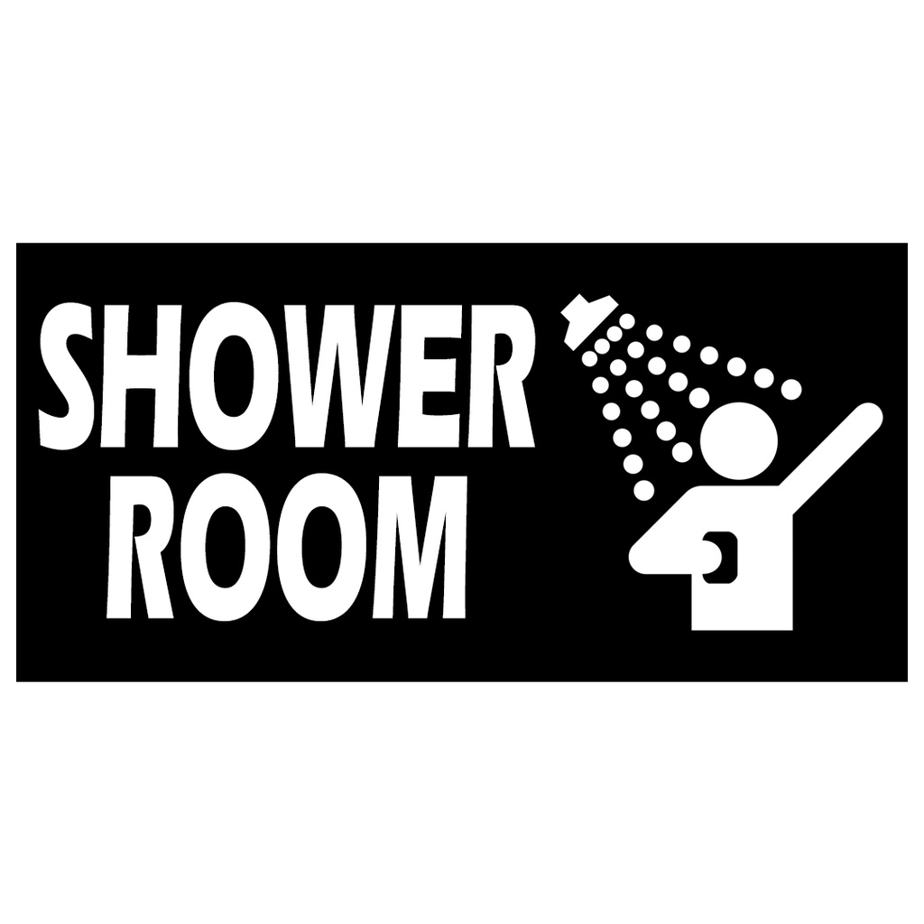 SHOWER ROOM (LAMINATED/PVC) SIGNAGE | Shopee Philippines