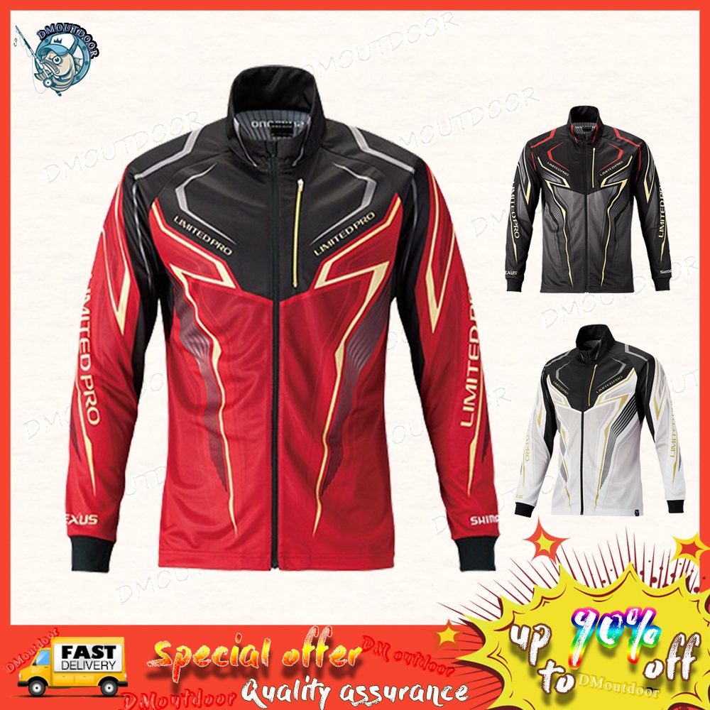 Fishing clothes S-6XL Tops Shirt Jacket quick dry Anti-UV Jersey long ...