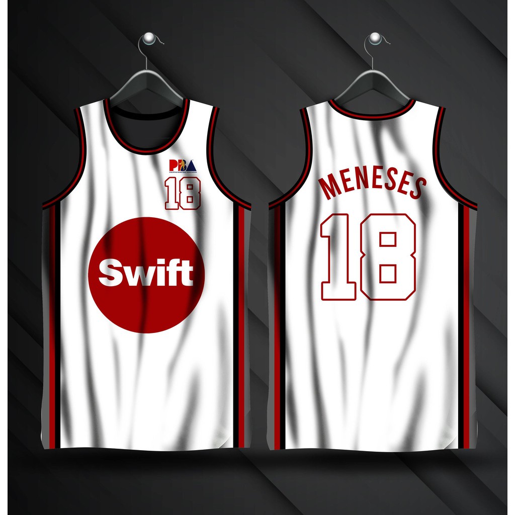 PBA RETRO JERSEY | SWIFT VERGEL MENESES #18 JERSEY | FULL SUBLIMATION ...