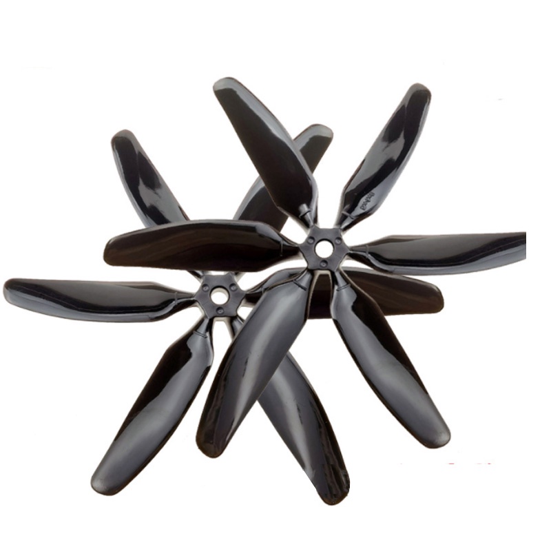 10pcs 504060 5x4x6 6-Blade Single Color CW CCW 5 inch Propellers Blade ...