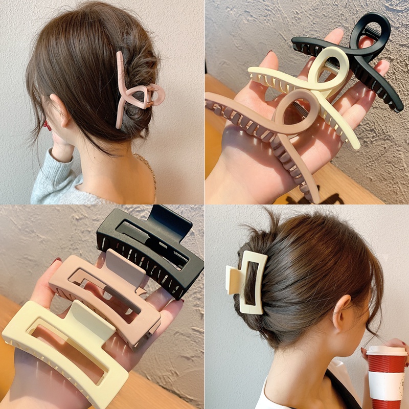 Fashion Hair Claws Geometric Hair Clamp Grab Hair Styling Hair Clips ...