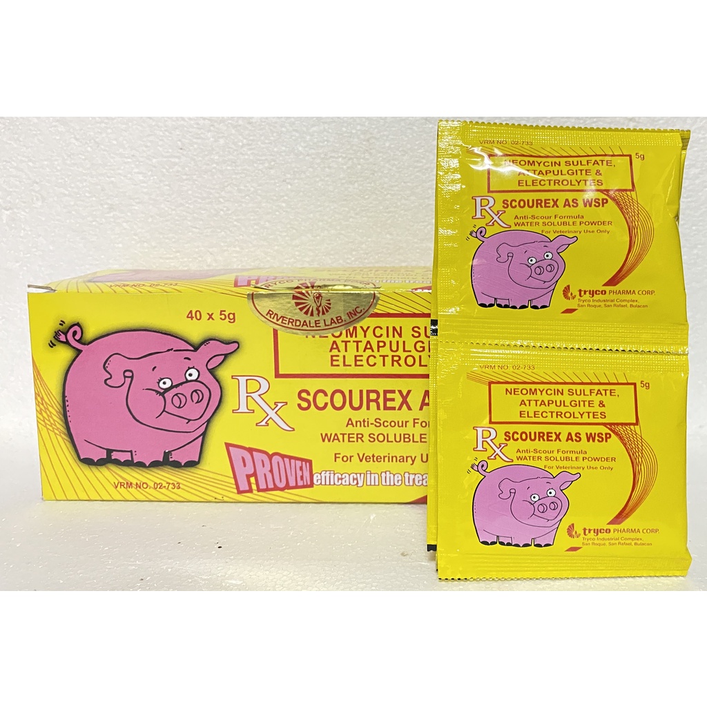 SCOUREX AS WSP - WATER SOLUBLE POWDER 5GRAMS - Anti-Scour formula ...