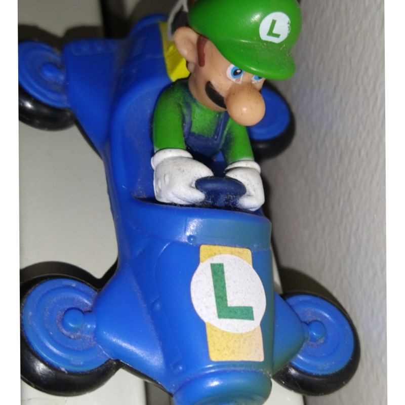 Mcdonalds Mcdo Happy Meal Toy Super Mario Kart Luigi Preloved Shopee Philippines