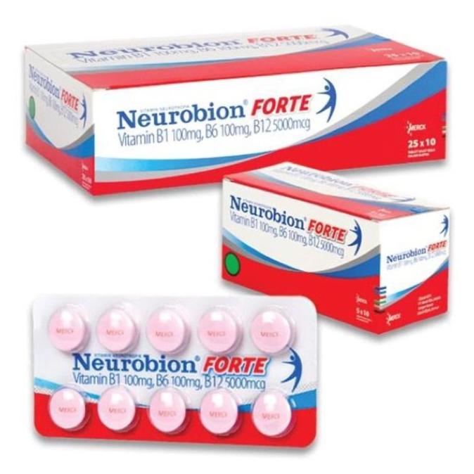 Neurobion Forte 5000mg 10'S Tablet Pink - Nerve Medicine, Muscle Pain ...