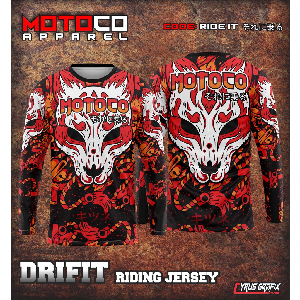 RIDE IT FULL-BLEED RIDING LONGSLEEVES | Shopee Philippines