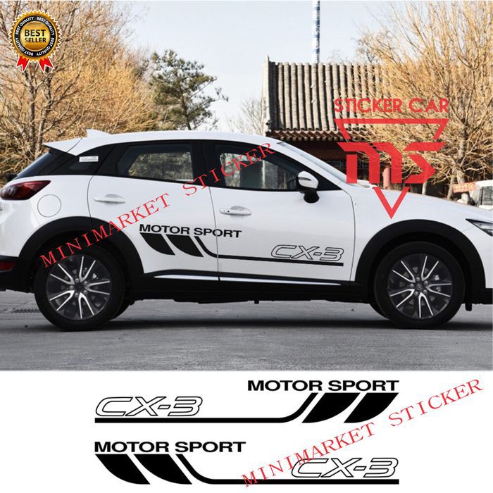 MAZDA CX 3 2 5 CUSTOM MOTORSPORT CAR STRIPING STICKER | Shopee Philippines