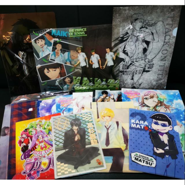 Anime Folder Bundle 2 (Haikyuu/Prince of Tennis/Attack on Titan ...