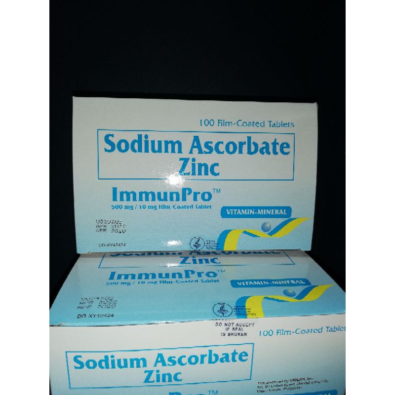 immunpro tablet 100 vitamin c with zinc | Shopee Philippines
