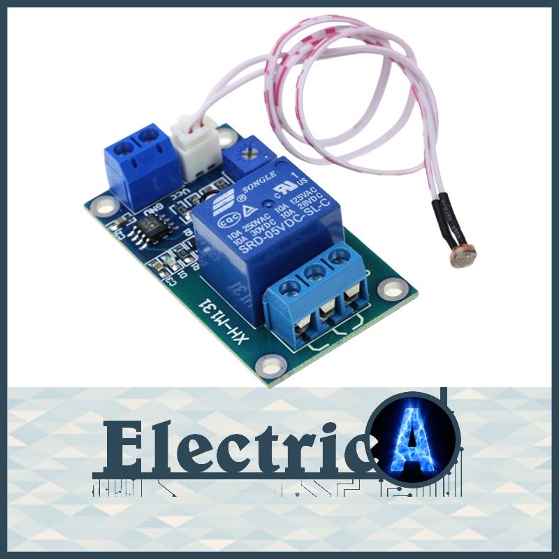 XH-M131 Light Control Switch Photoresistor Relay Module Detect Sensor ...