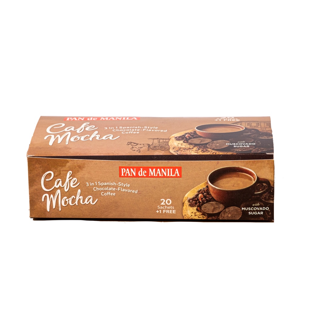 Pan de Manila Cafe Mocha Box of 21 Sachets | Shopee Philippines