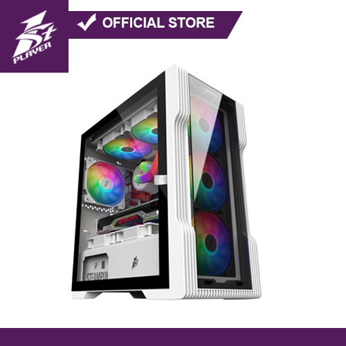 1ST PLAYER Trilobite T3-g Mid-Tower Gaming Case with Tg Side and Front ...