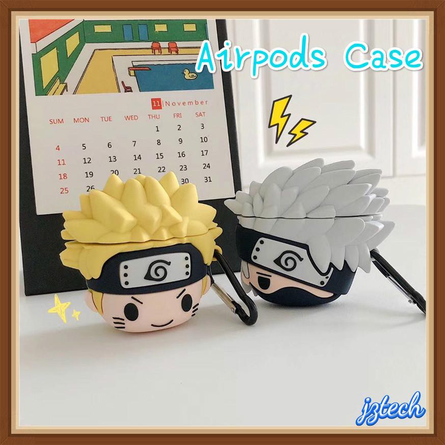 For AirPod 1 2 Case 3D Kakashi Uzumaki Naruto Cute Soft Silicone ...