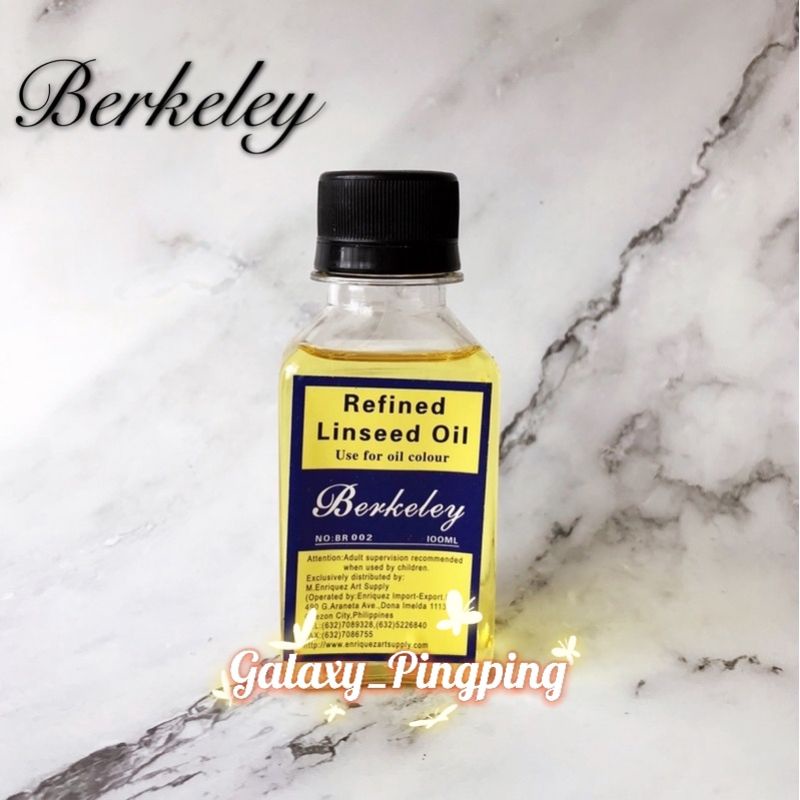 Berkeley 100ml Linseed Oil (use for oil Colour) | Shopee Philippines