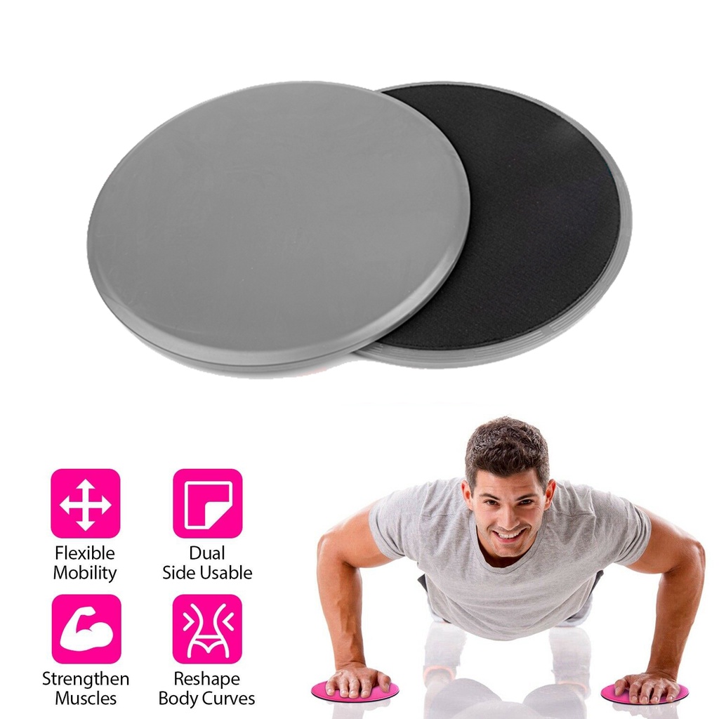 Anywhere Fitness 2PCS Exercise Sliding Gliding Disc Fitness Core Slider ...
