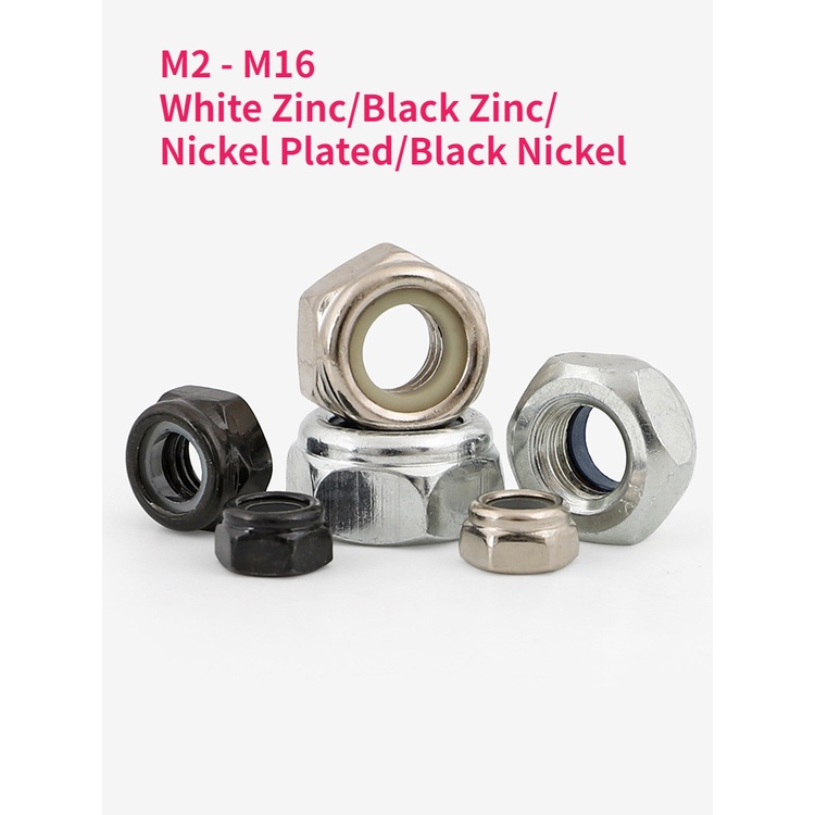 M2 M2.5 M3 M4 M5 M6 M8 M10 M12 M14 M16 White Zinc/Black Zinc/Nickel Plated/Black Nickel Hex Lock ...