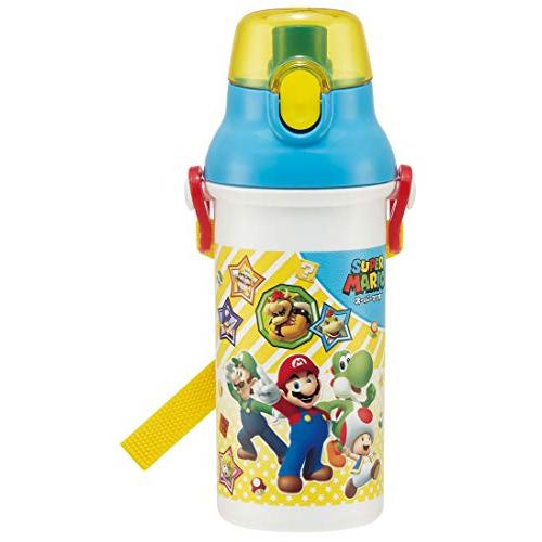 Skater Antibacterial Plastic Water Bottle for Kids 480ml Super Mario 21 PSB5SANAG-A | Shopee ...
