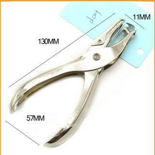Hole Puncher Circle (6MM/3MM) Metal Single Hand Held Ticket Punch Scrap ...