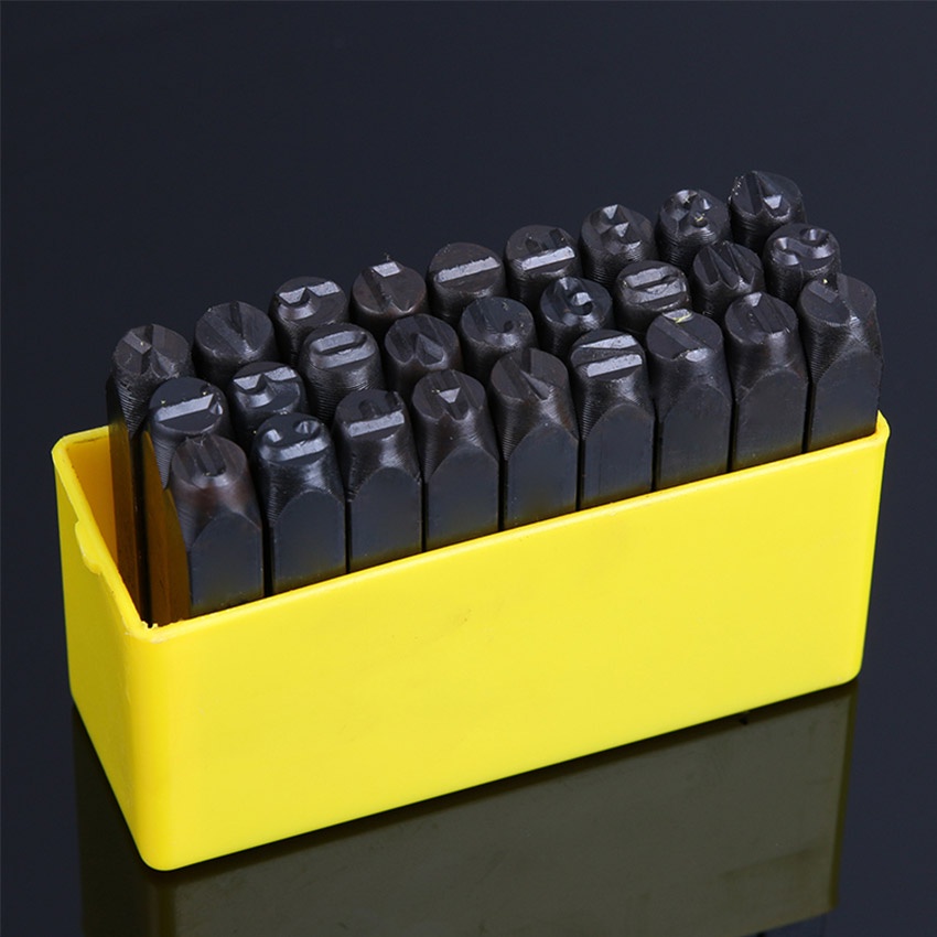 9/27pcs Letter Number Steel Stamp Set 4mm Alphabet Stamps Tools DIY ...