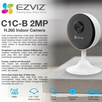 Smart IP CAMERA / CCTV EZVIZ C1C-B / C1C B 1080P 2MP/CCTV EZVIZ C1HC ...