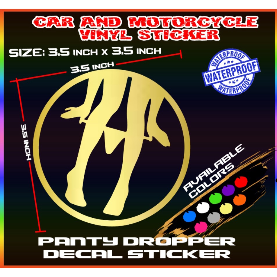 Panty Dropper Logo sticker Decals | Shopee Philippines