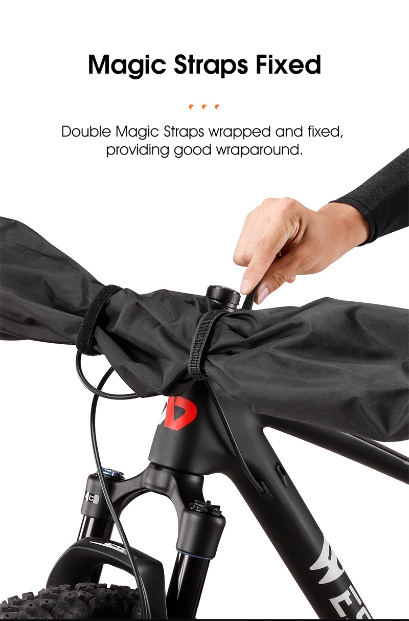 WEST BIKING Bicycle Handlebar Protector Cover Waterproof Dustproof Mtb ...