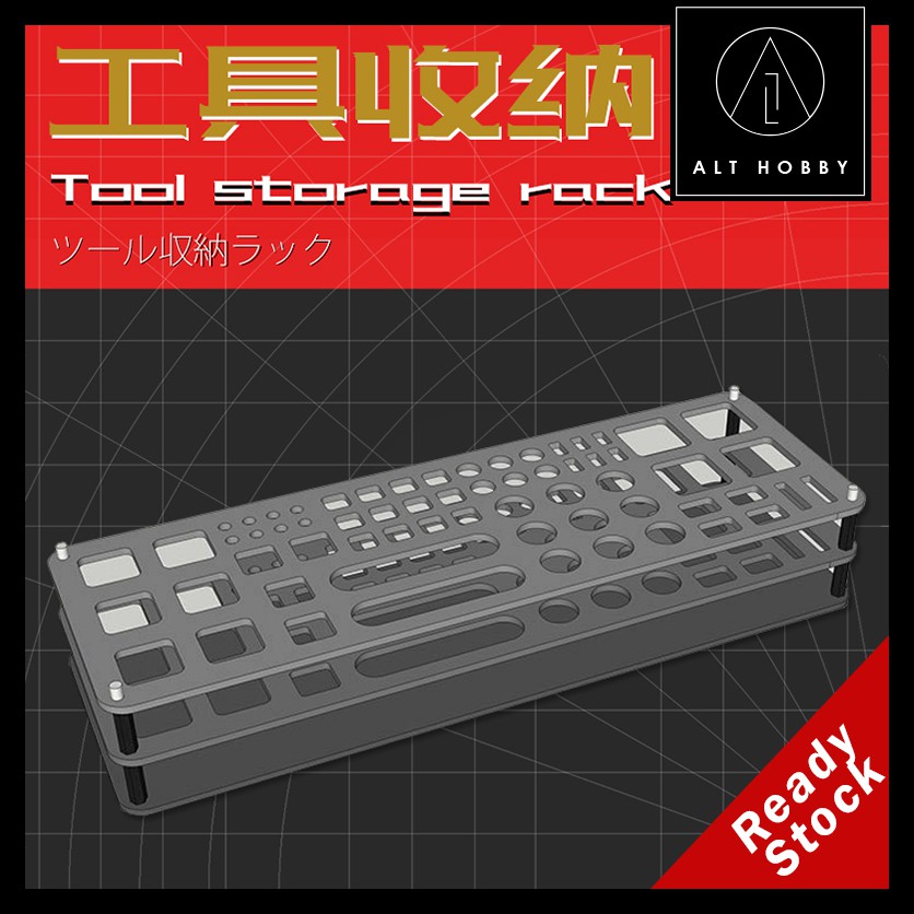 Arcylic Hobby Tools Storage Rack / Model Tools Assembly Stand Rack ...