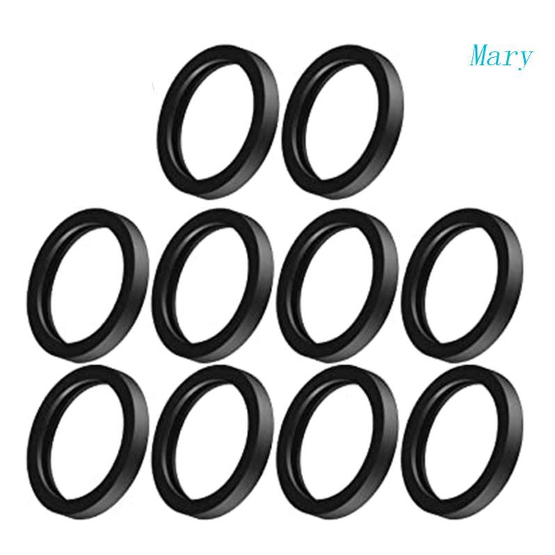 Mary 10Pcs Universal Gas Can Spout Gasket Black Rubber Sealing Ring for ...