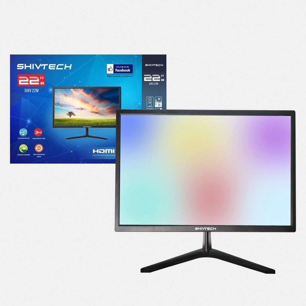 SHIV-22M Shivtech 22" Office Monitor | Shopee Philippines
