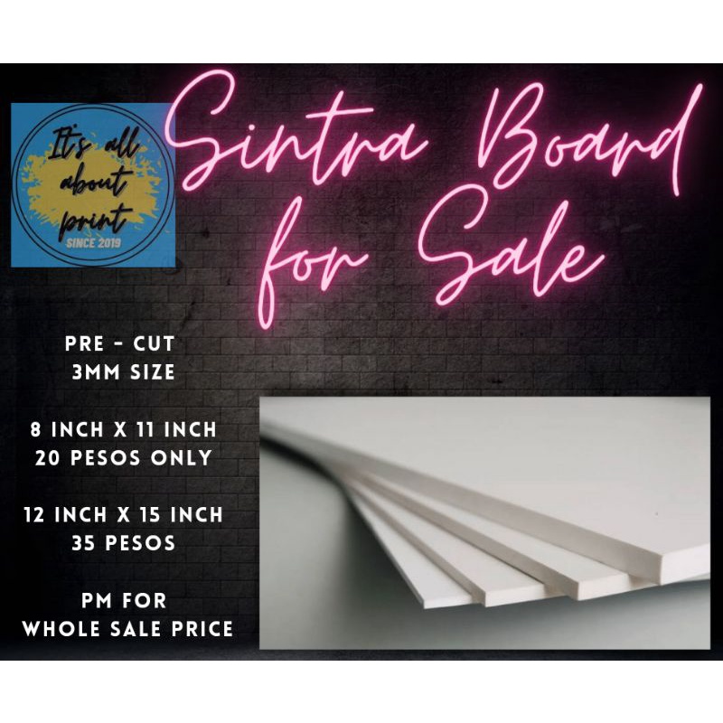 SINTRA BOARD A4 & A3 size | Shopee Philippines