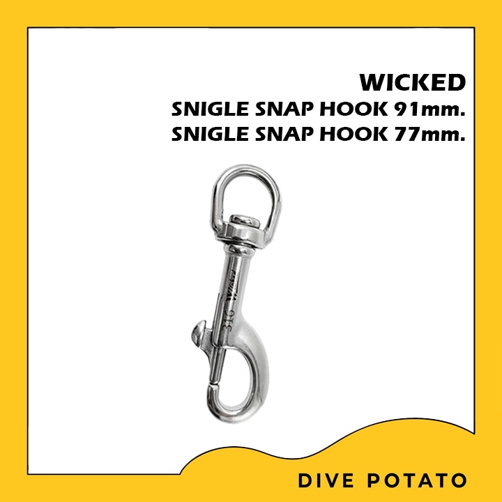 Single Snap Hook 107mm & 91mm 77mm (Wicked) | Shopee Philippines