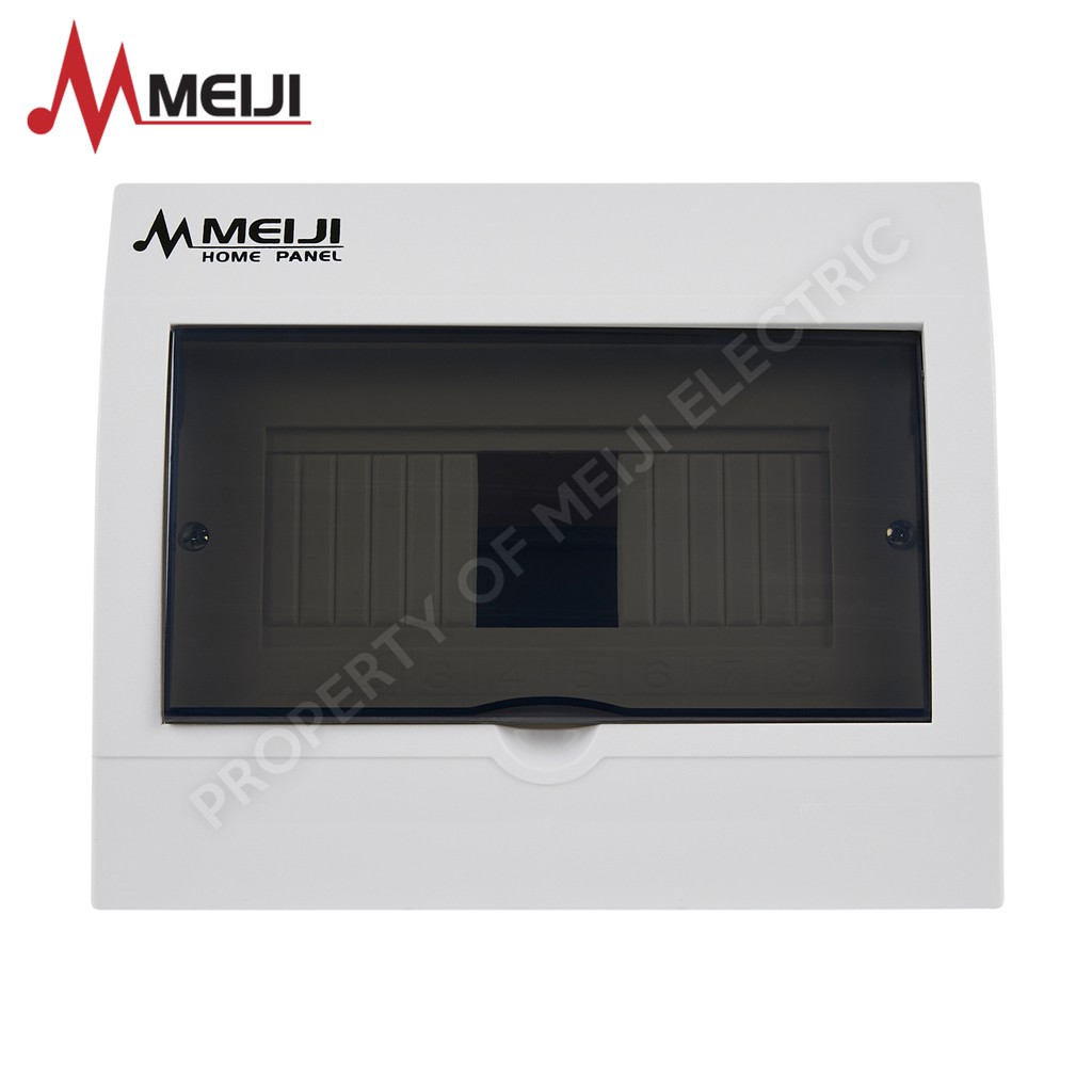 Meiji Home Panel 8 Ways All Plastic Board Distribution Box Map-08 ...