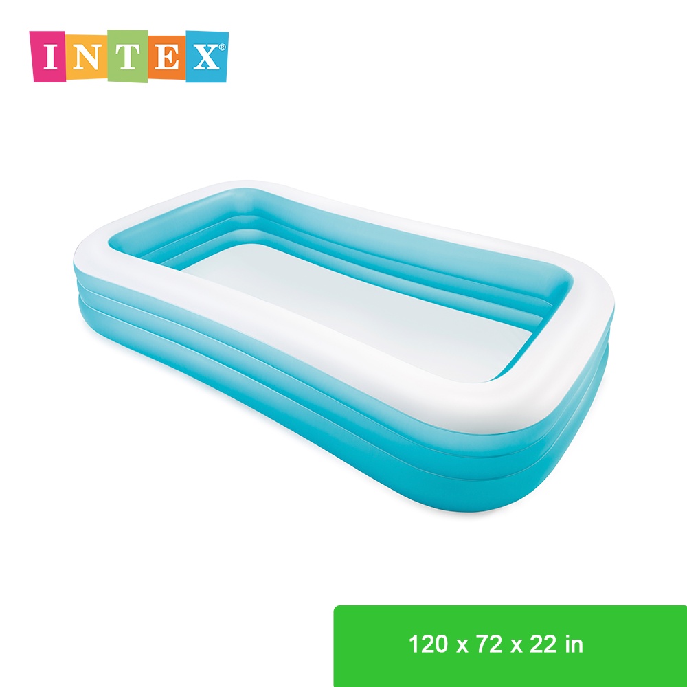 INTEX® 58484 Swim Center™ Family Pool, Ages 6+ (120 x 72 x 22 in ...