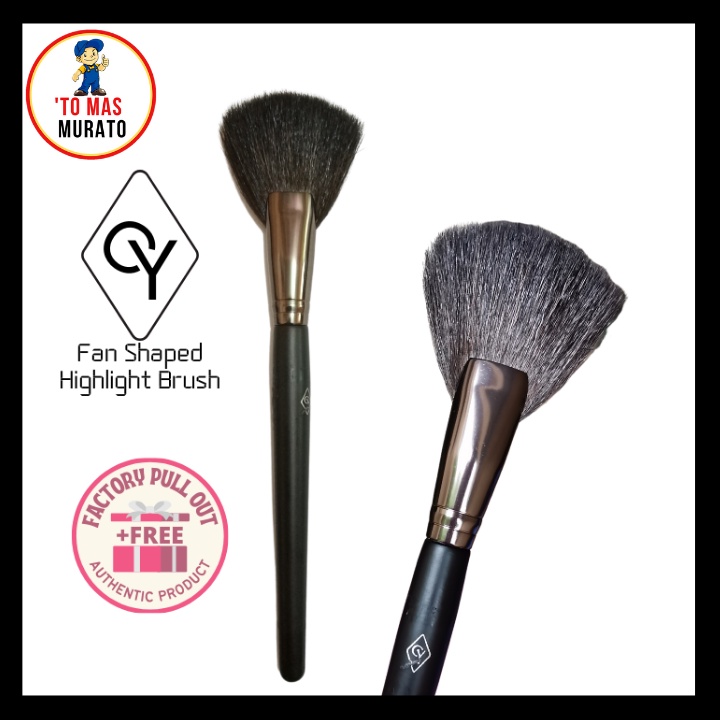 [1003] 100% Original CY Brand Beauty Highlight Fan Brush | Factory Pull ...