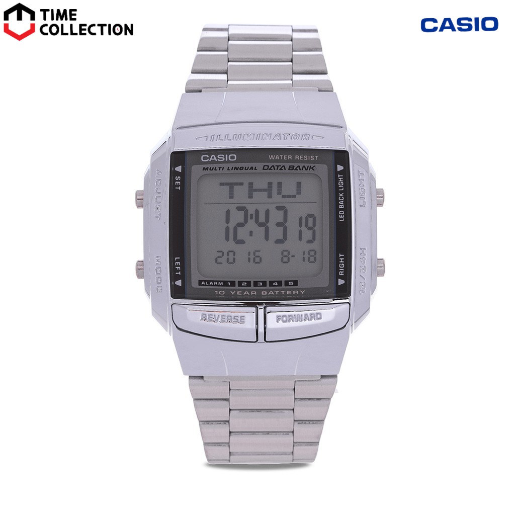 Casio DB-360-1ADF Digital Stainless Steel Strap Watch | Shopee Philippines