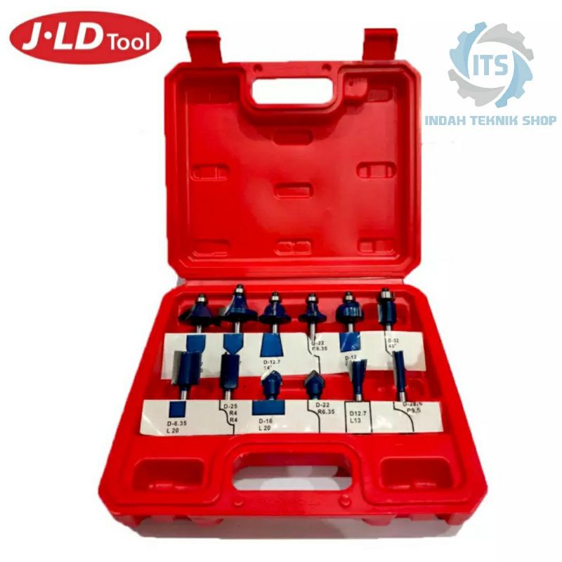 MATA Complete Set Profile Bit 12 pcs JLD Tools Router Eye Trimmer Eyes ...