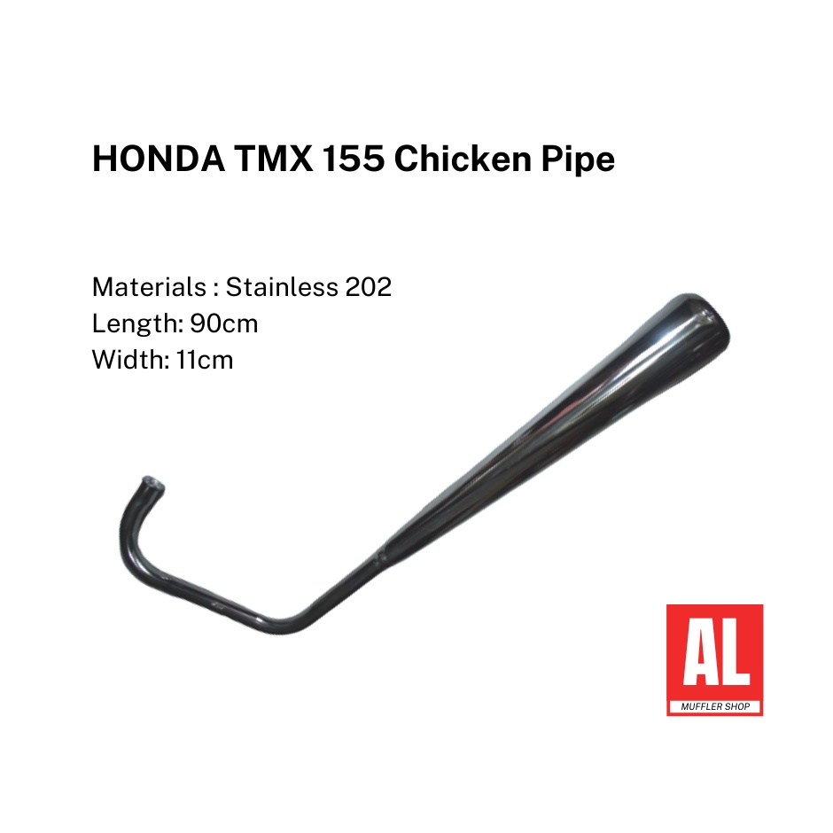 Honda TMX 155 Chicken Pipe (Double Tube Elbow) | Shopee Philippines