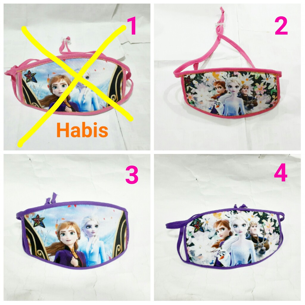 Frozen cloth children's mask for nose and mouth is safe from dust ...