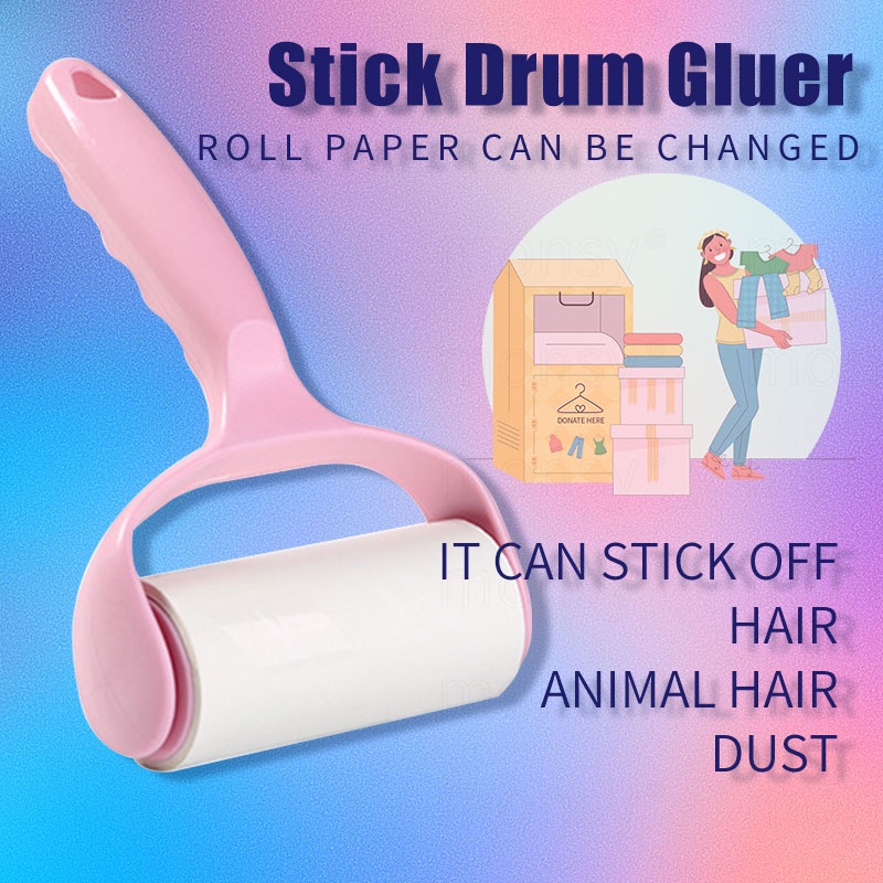 Clothing Sticky Roller Sticky Dust Paper Tearable Adhesive Brush ...