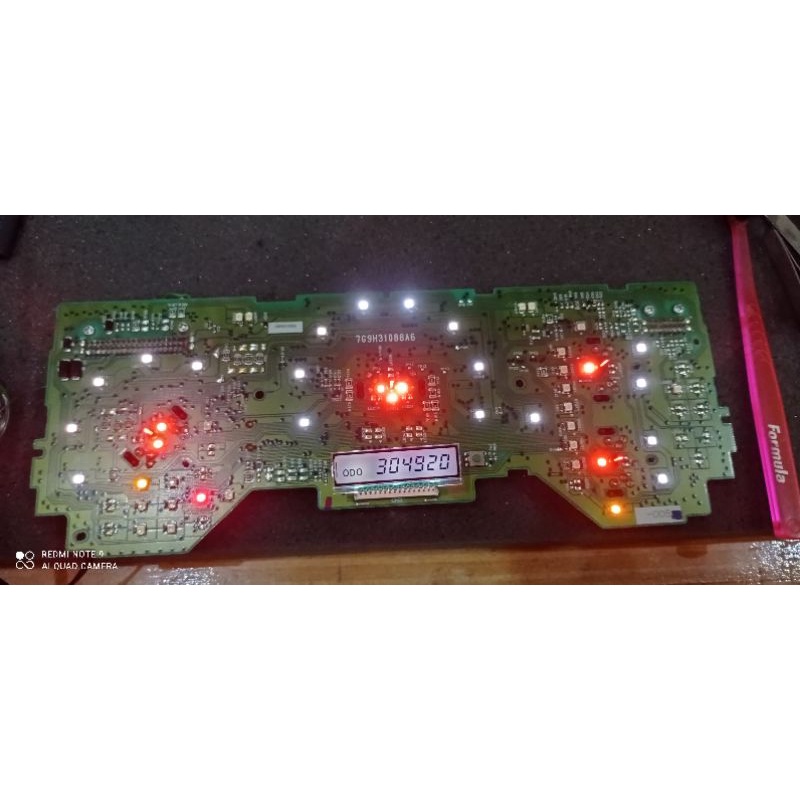 MERAH 5pcs Red LED Speedometer Innova Fortuner Hilux LED Speedometer ...