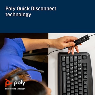Poly Da85 USB-A/USB-C Quick Disconnect Qd Digital Adapter Plantronics ...