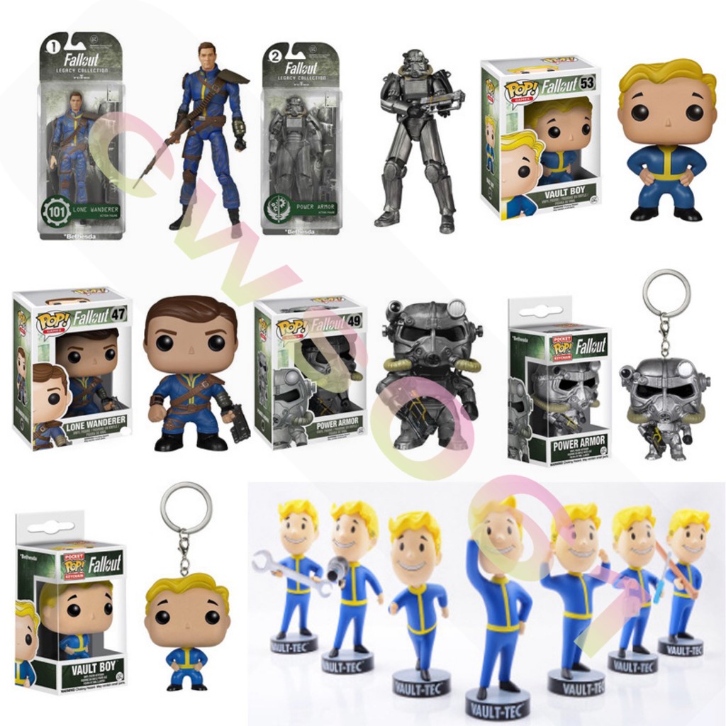 FUNKO/Bethesda Fallout 4 Power Armor / Lone Wanderer PVC POP Action ...