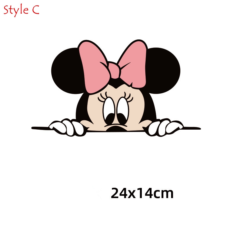 Minnie Mickey Mouse Sticker Cartoon Car Sticker | Shopee Philippines