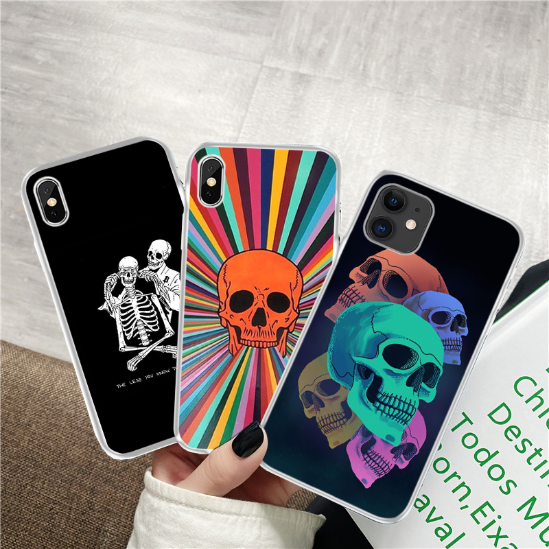 iPhone 5 5S SE 2020 6 6S 7 8 Plus X Transparent soft Case 1WS Aesthetic ...