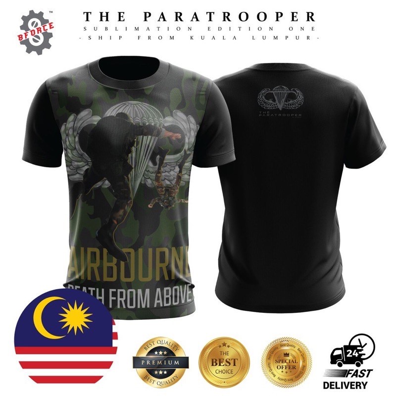 tactical shirt t paratroopers airborne sublimation jersey | Shopee ...