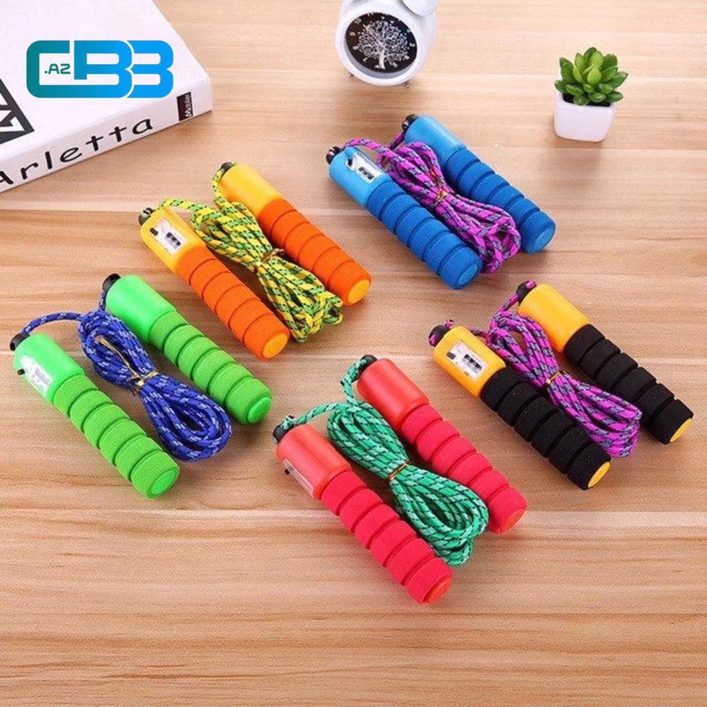 CBB Jump Rope with Counter Skipping Plastic Rope | Shopee Philippines
