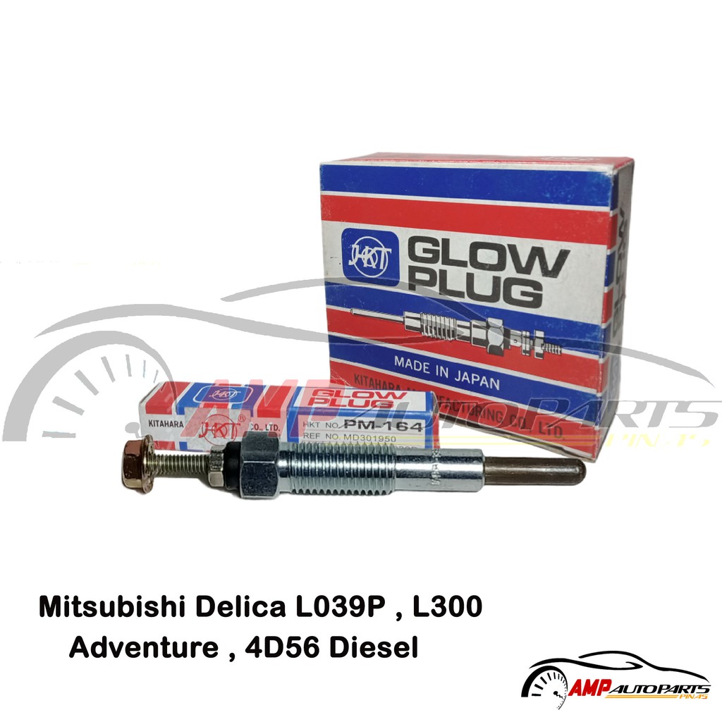 Glow Plug for Mitsubishi Delica , L300 , Adventure , 4D56 Diesel ...
