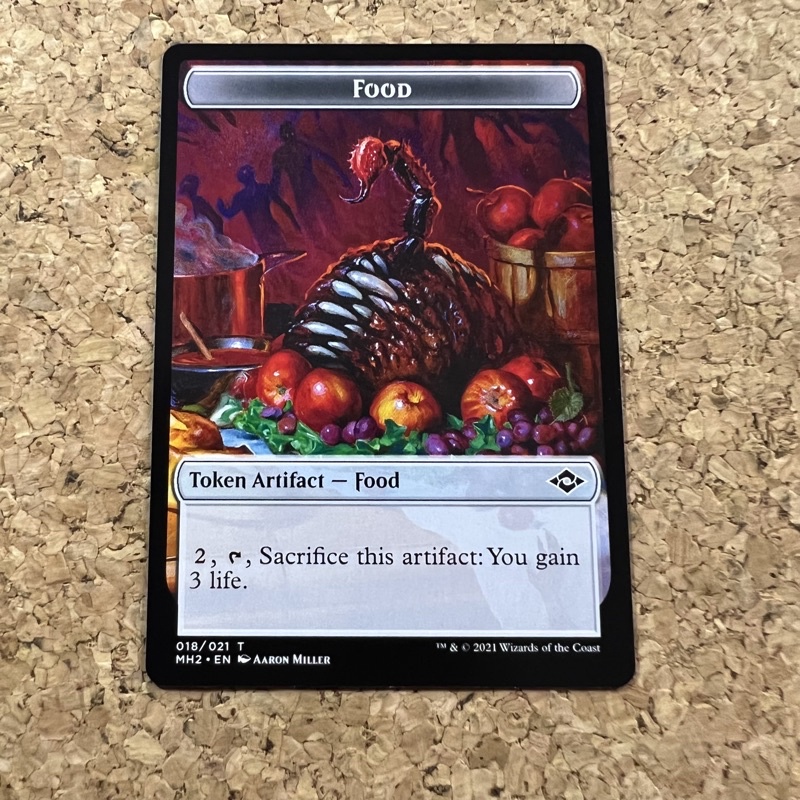 FOOD TOKEN | WOE WILDS OF ELDRAINE | MH2 MODERN HORIZONS 2 | MTG MAGIC ...