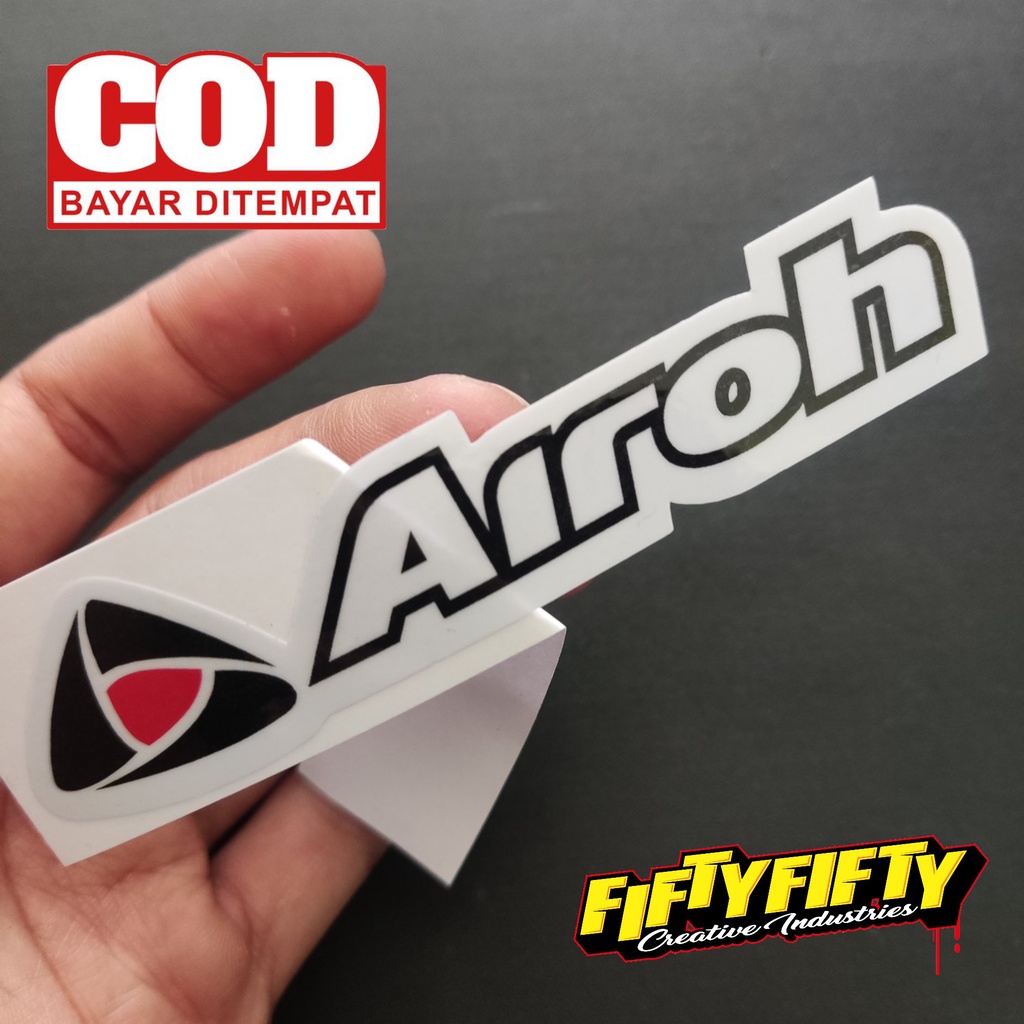 Airoh Print Cut Stickers Glossy Lamination Printing Stickers Motorcycle ...
