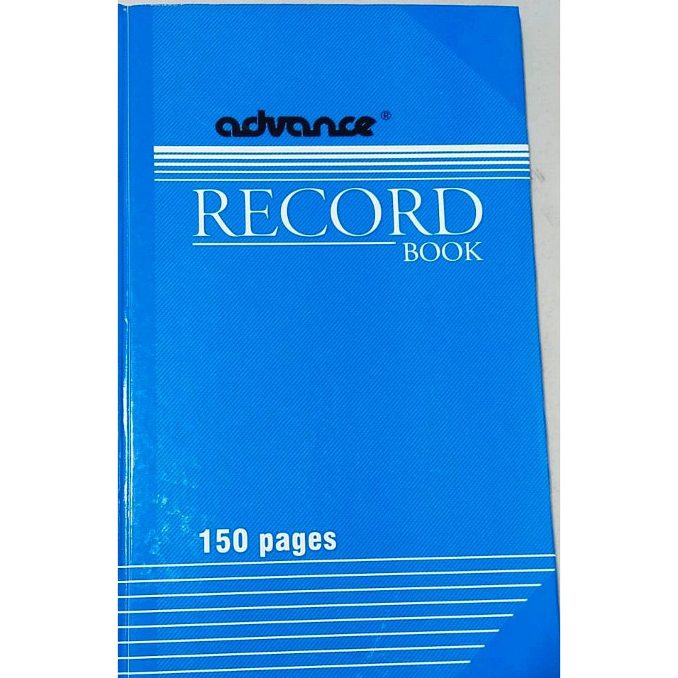ADVANCE RECORD BOOK 150Pages, Premium White paper | Shopee Philippines